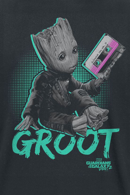 Neon Groot | Guardians Of The Galaxy T-Shirt | EMP