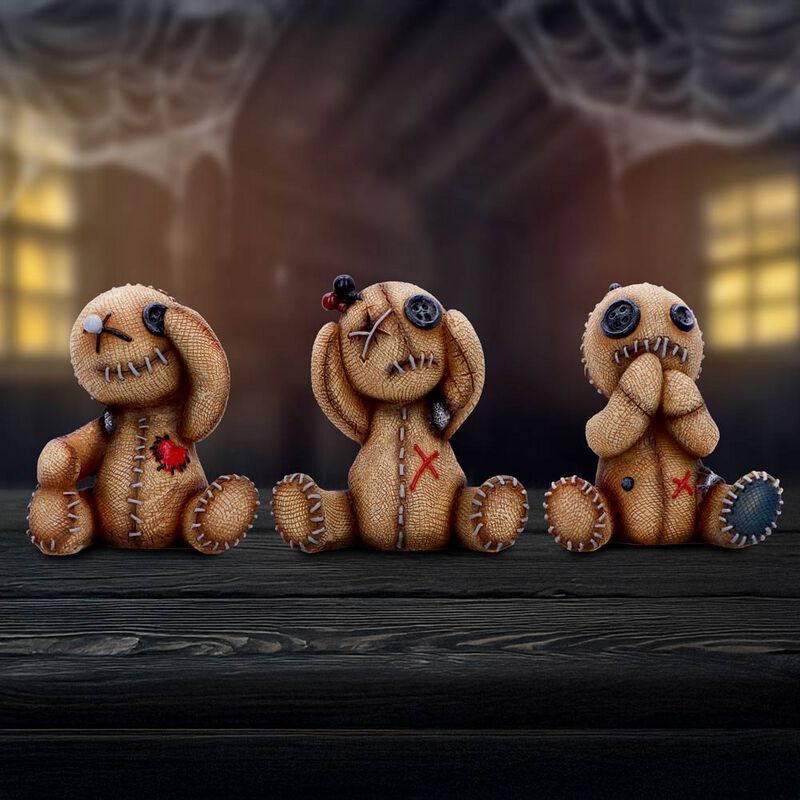 Three Wise Voodoo Dolls | Nemesis Now Statue | EMP