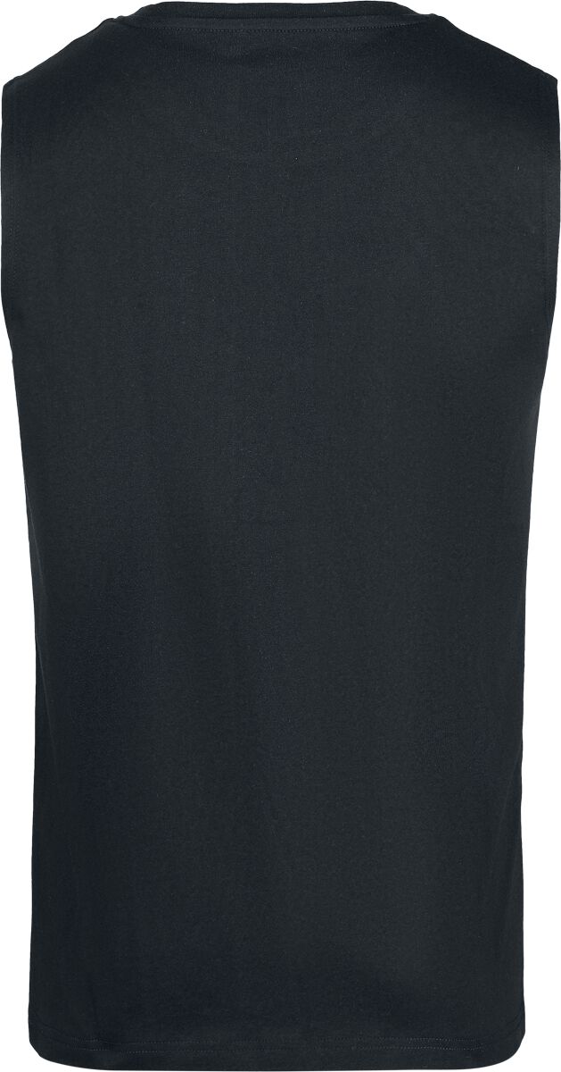 Tank Top With Skull Frontprint And Mesh Details | Gothicana by EMP Tank ...