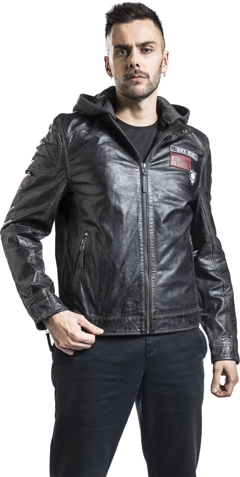 Rock Rebel X Route 66 - Leather Jacket | Rock Rebel by EMP Lederjacke | EMP