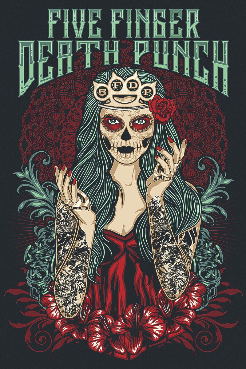 Lady Muerta | Five Finger Death Punch T-Shirt | EMP