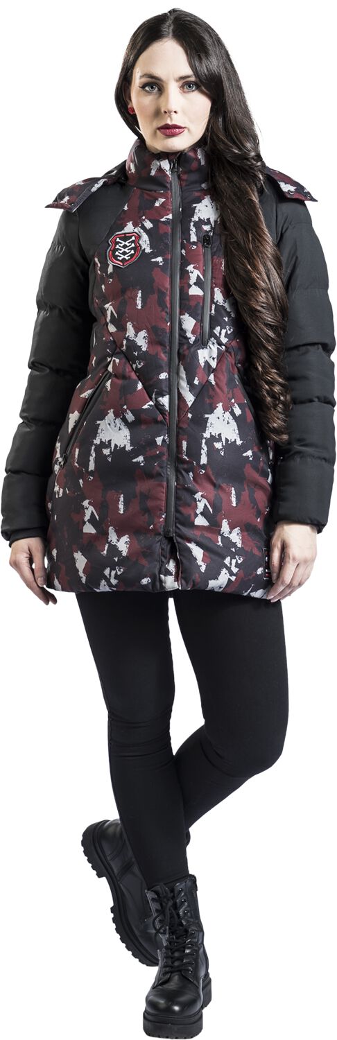 Camouflage Winter Jacket | Rock Rebel by EMP Winterjacke | EMP