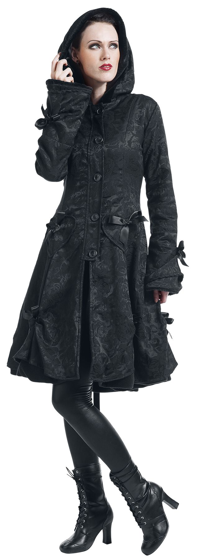 Alice Rose Coat | Poizen Industries Wintermantel | EMP