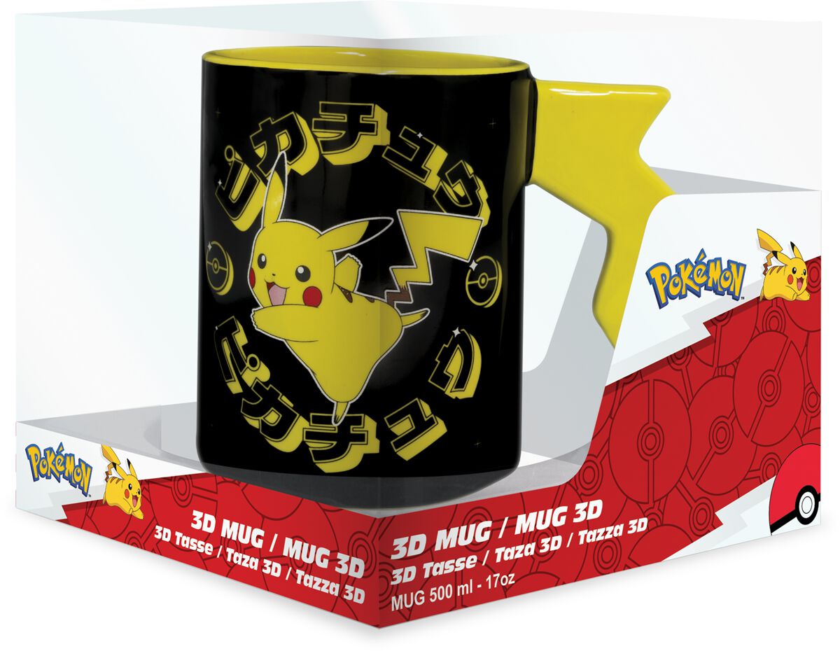 Pikachu Blitz - 3D Tasse | Pokémon Tasse | EMP