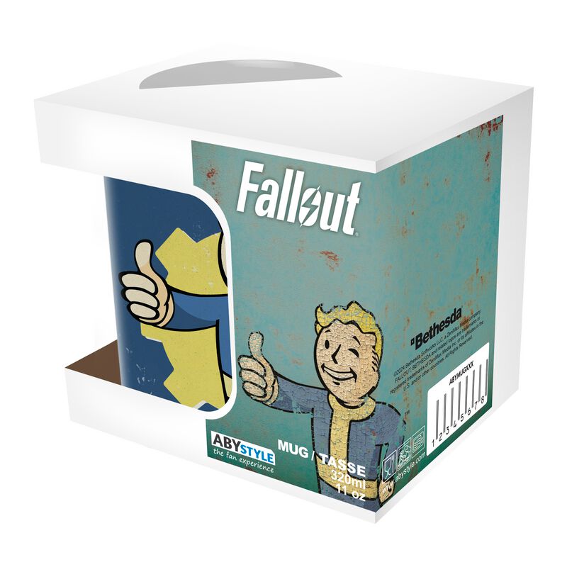 Vault Boy Blue | Fallout Tasse | EMP