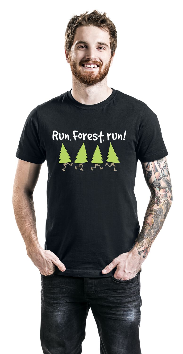 Run Forest, Run! | Sprüche T-Shirt | EMP