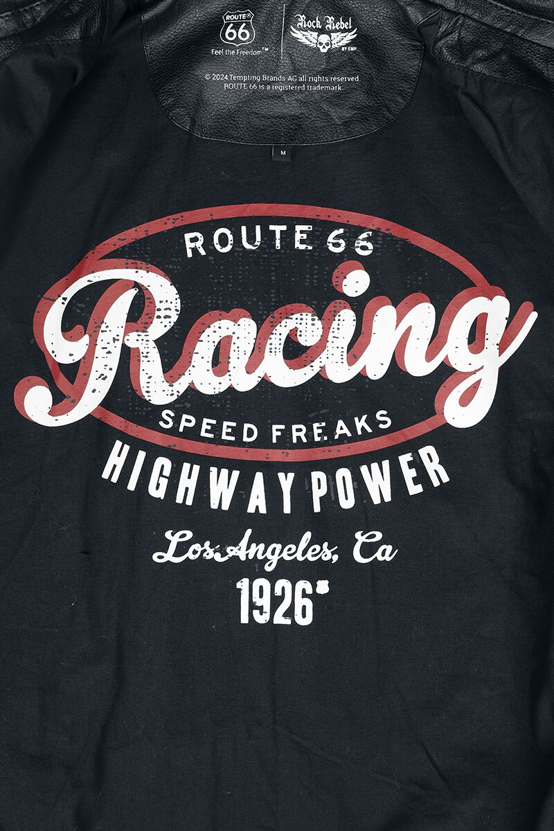 Rock Rebel X Route 66 - Leather Jacket | Rock Rebel by EMP Lederjacke | EMP