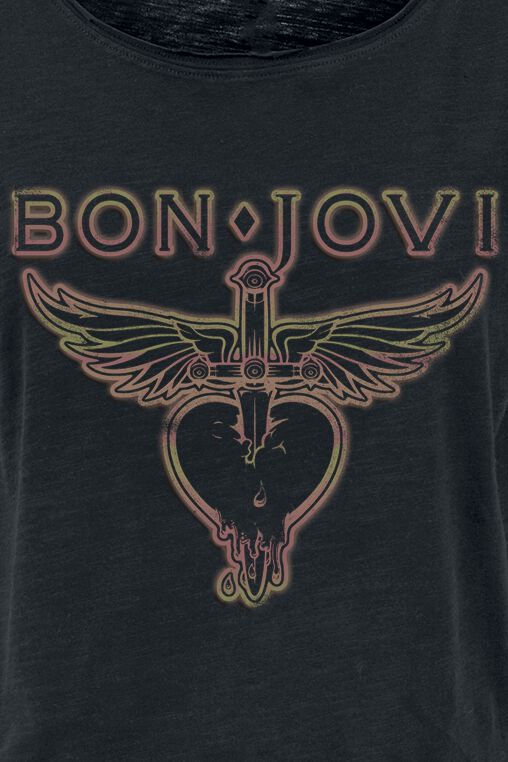 Heart & Dagger Outline | Bon Jovi T-Shirt | EMP