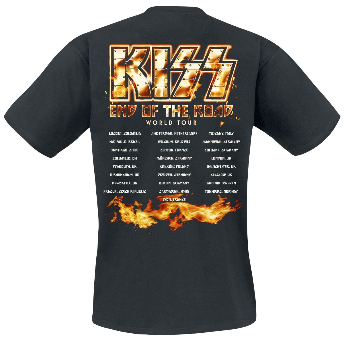 EOTR Tour 2023 On Fire | Kiss T-Shirt | EMP