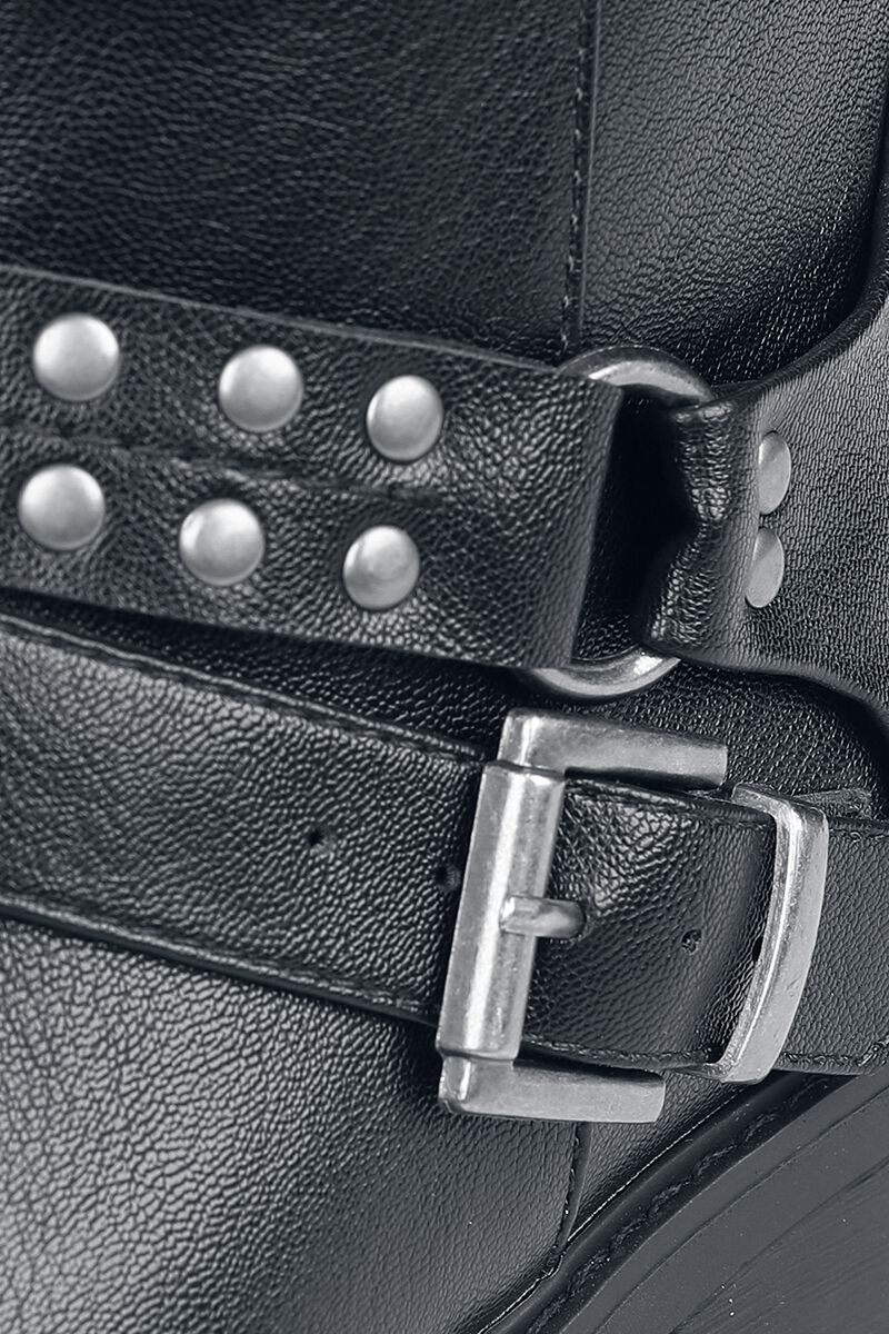 Boots with Buckles and Studs | Rock Rebel by EMP Stiefel | EMP