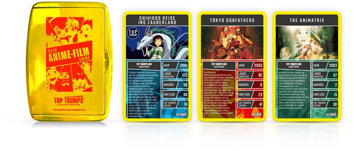 Guide to Anime Collectables | Top Trumps Kartenspiel | EMP