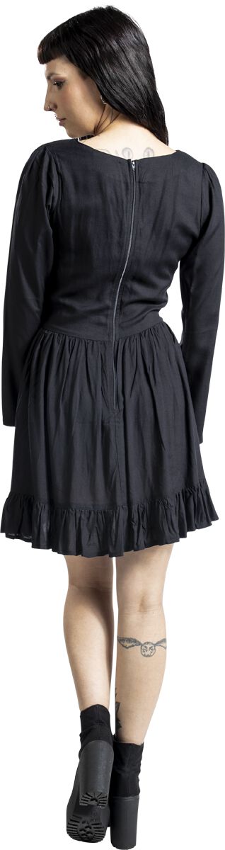 Dress With Front Lacing | Black Premium by EMP Kurzes Kleid | EMP