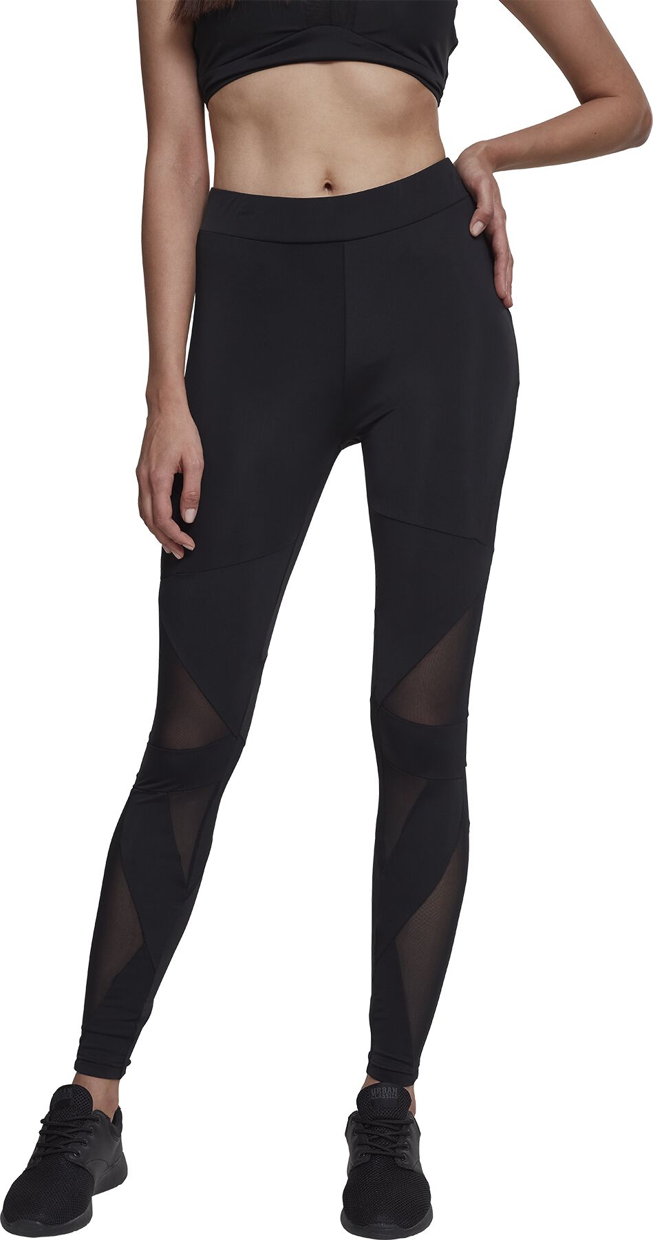 Ladies Triangel Tech Mesh Leggings | Urban Classics Leggings | EMP