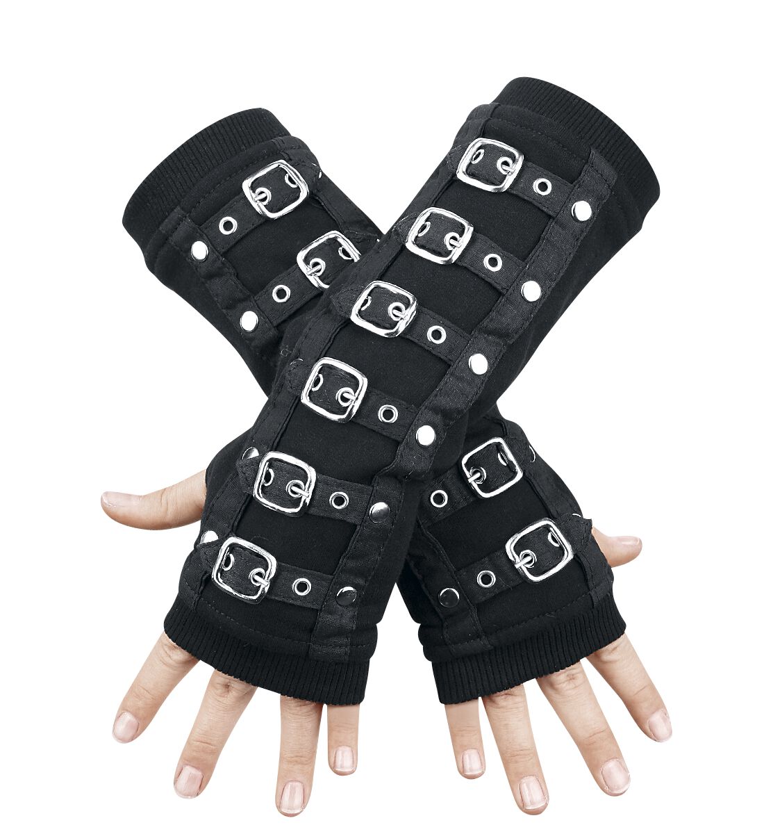 Buckle Cuffs | Poizen Industries Stulpen | EMP