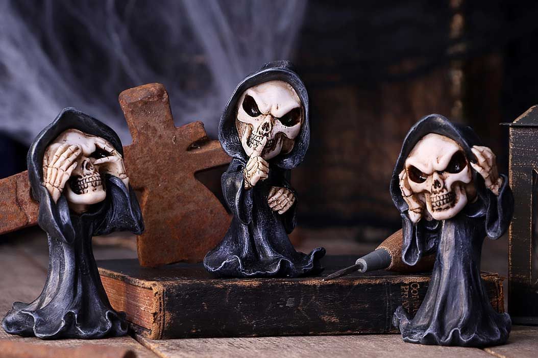 Three Wise Reapers | Nemesis Now Statue | EMP