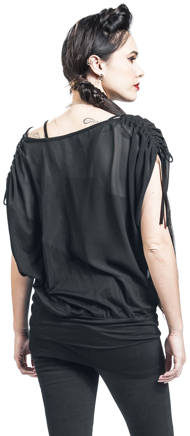 2 in 1 Side Sleeve Chiffon Dress | Forplay T-Shirt | EMP