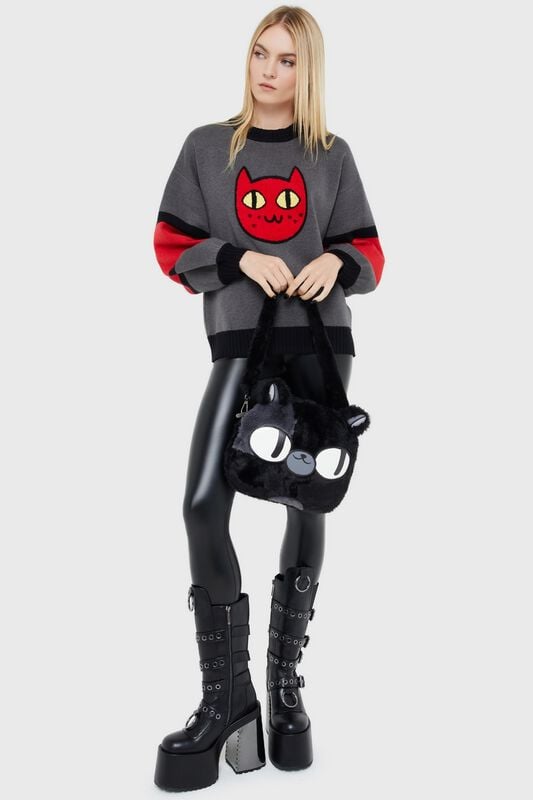 Killstar - Adventure Time Marceline Kitty Knit Sweater | Killstar Strickpullover | EMP