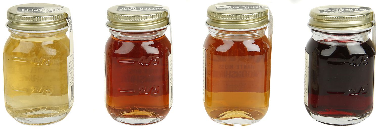 Set Mini Moonshine Jars (4x50ml) | O'Donnell Moonshine Likör | EMP