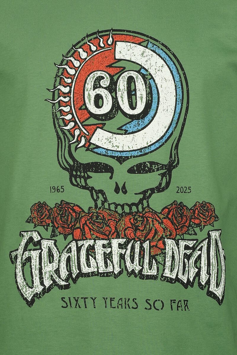 Stealie Roses 60th | Grateful Dead T-Shirt | EMP