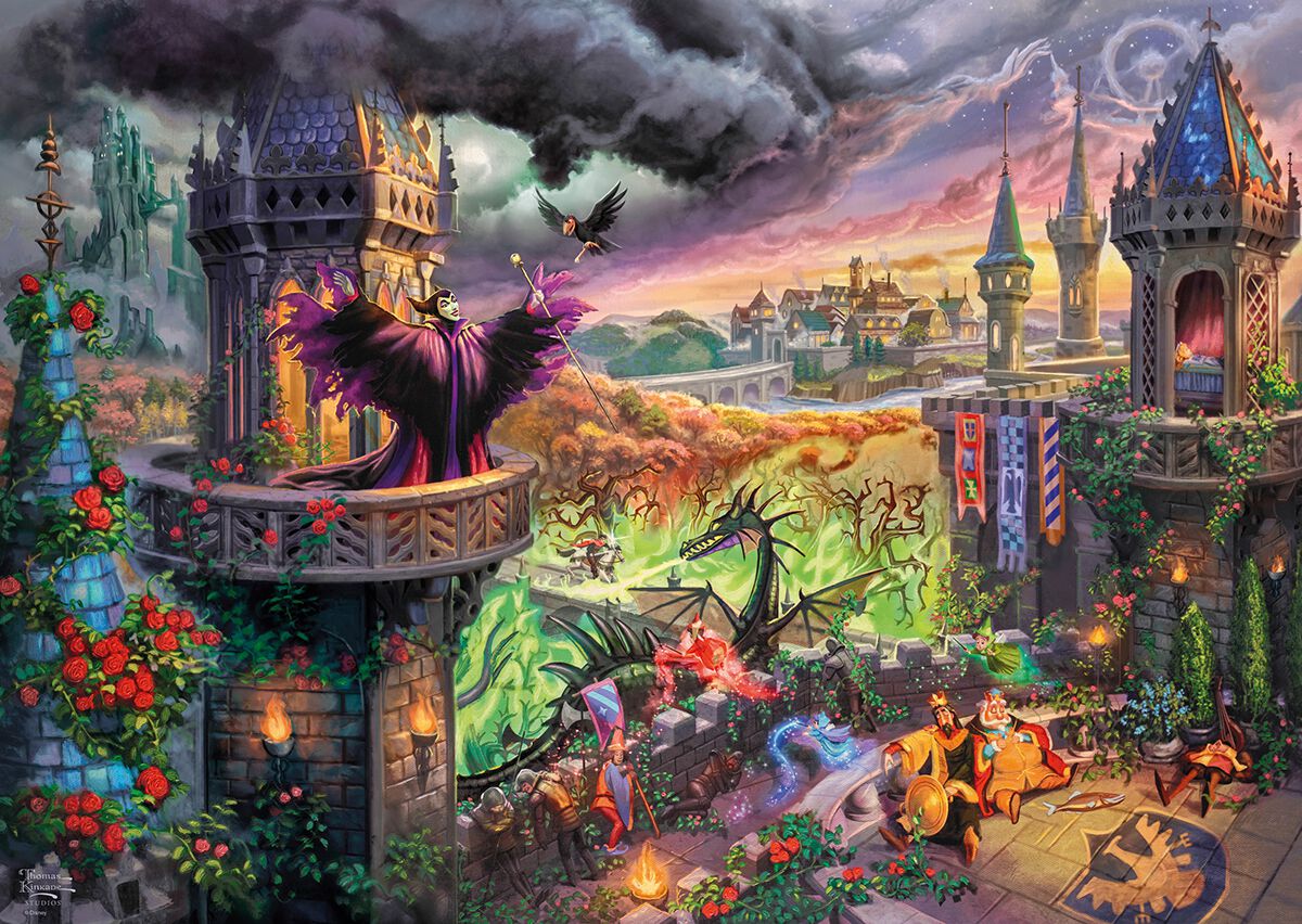 Thomas Kinkade Studios - Disney Dreams Collection - Maleficent ...