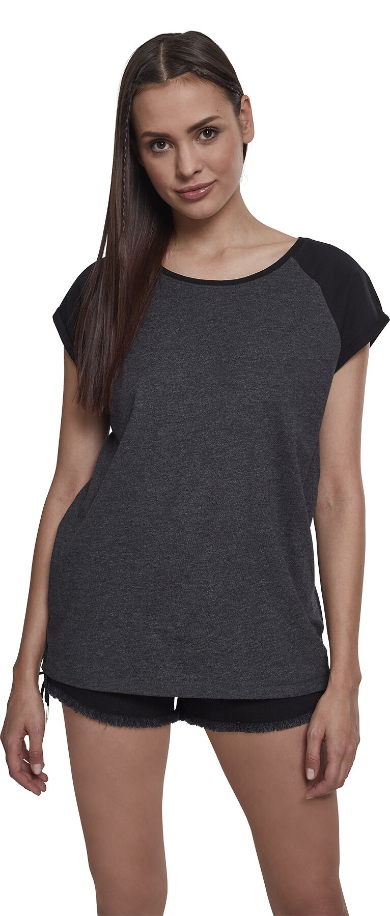 Ladies Contrast Raglan Tee | Urban Classics T-Shirt | EMP