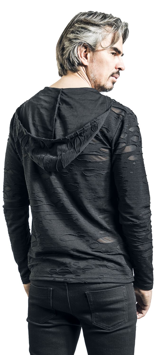 Longsleeve Double Layer Mesh | Gothicana by EMP Langarmshirt | EMP