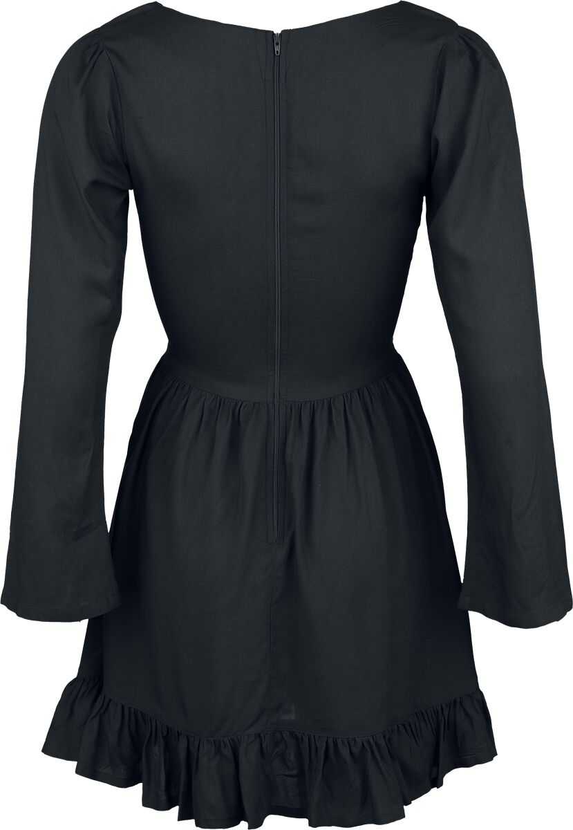 Dress With Front Lacing | Black Premium by EMP Kurzes Kleid | EMP
