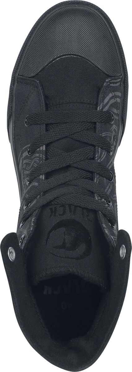 Sneaker with Skull Print | Black Premium by EMP Sneaker high | EMP