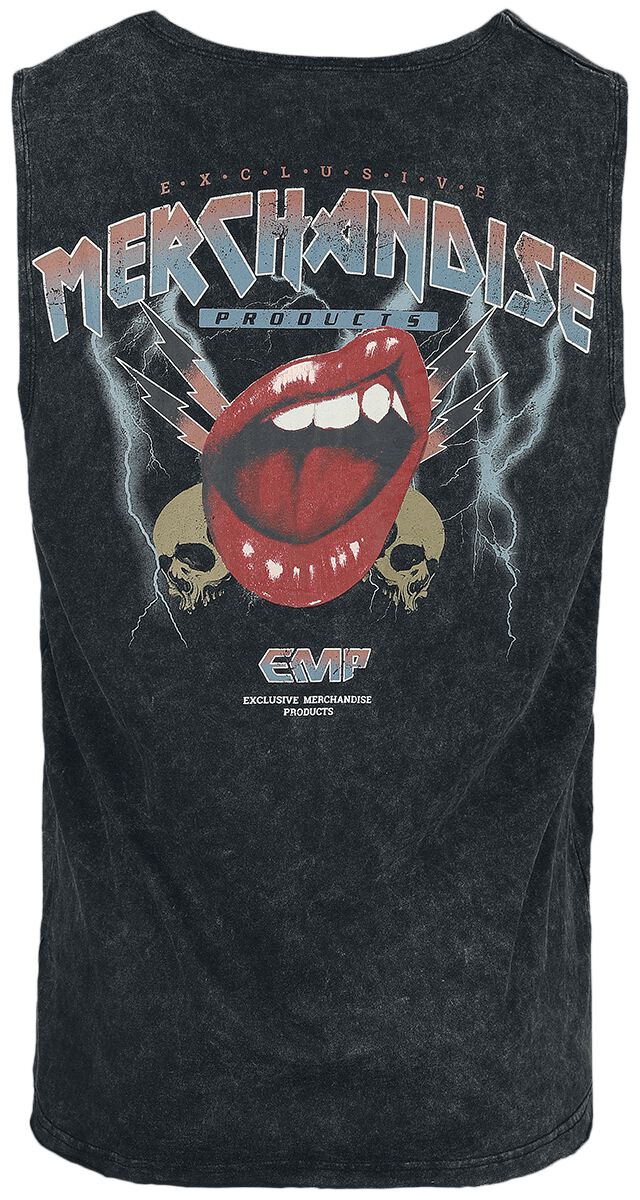 Top mit Print im Band-Shirt-Look | EMP Stage Collection Top | EMP