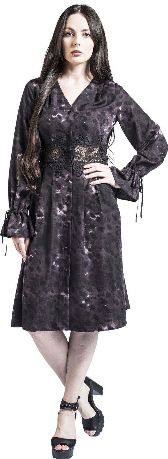 Splash Print Midi Dress | Jawbreaker Mittellanges Kleid | EMP