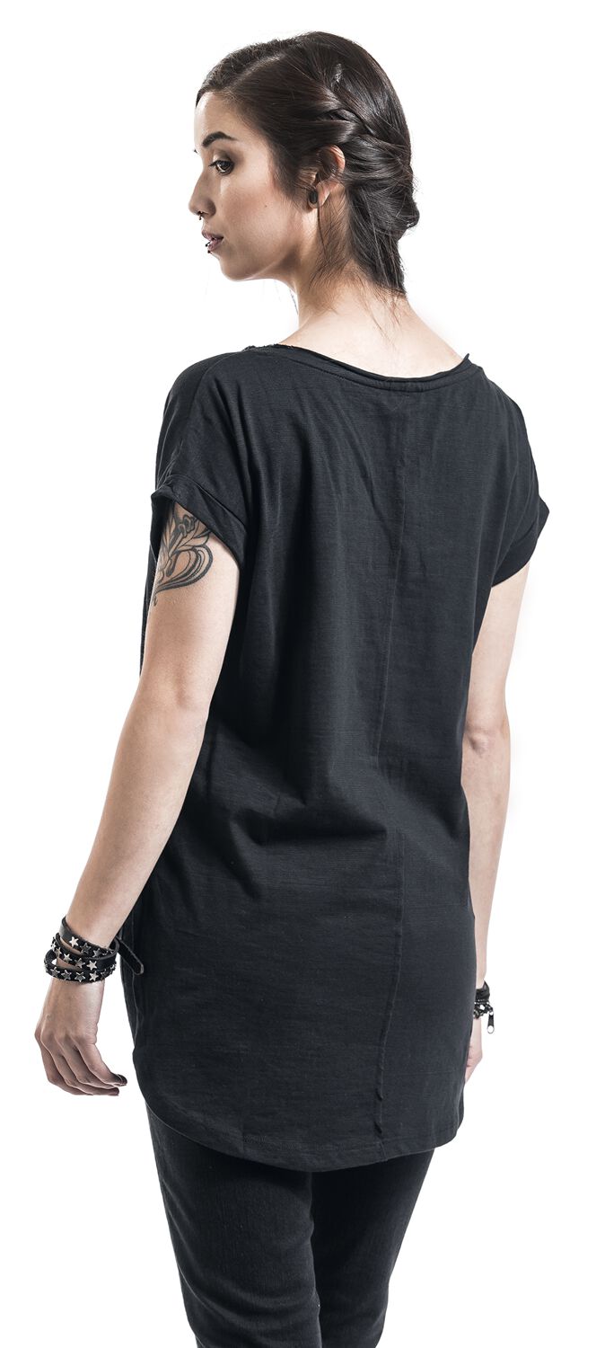 Long Back Shaped Slub Tee | RED by EMP T-Shirt | EMP