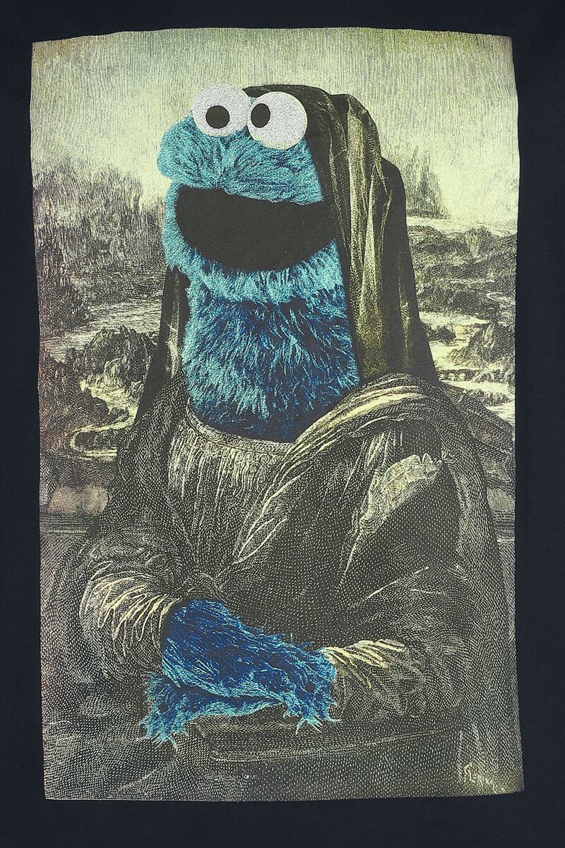 Cookie Monster - Mona Lisa | Sesamstraße T-Shirt | EMP