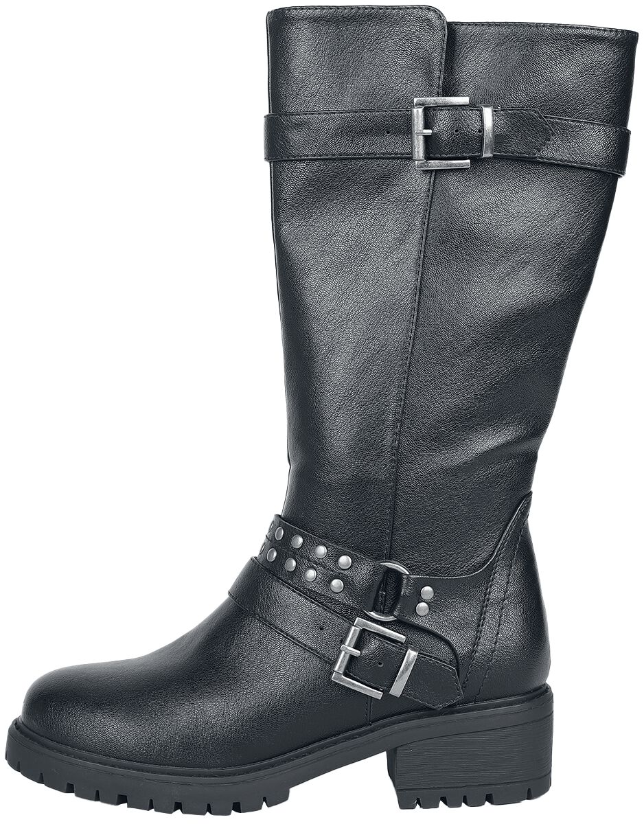 Boots with Buckles and Studs | Rock Rebel by EMP Stiefel | EMP