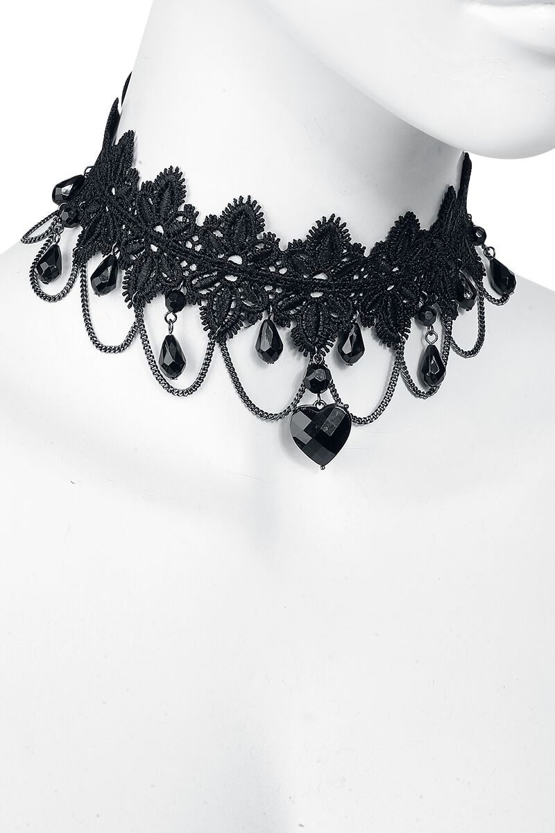 Dark Stone Heart | Gothicana by EMP Halsband | EMP