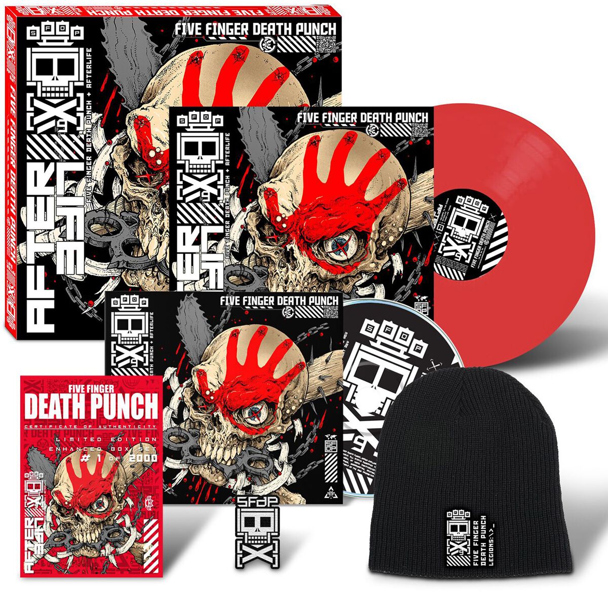 AfterLife & Vinyl Case | Five Finger Death Punch LP | EMP