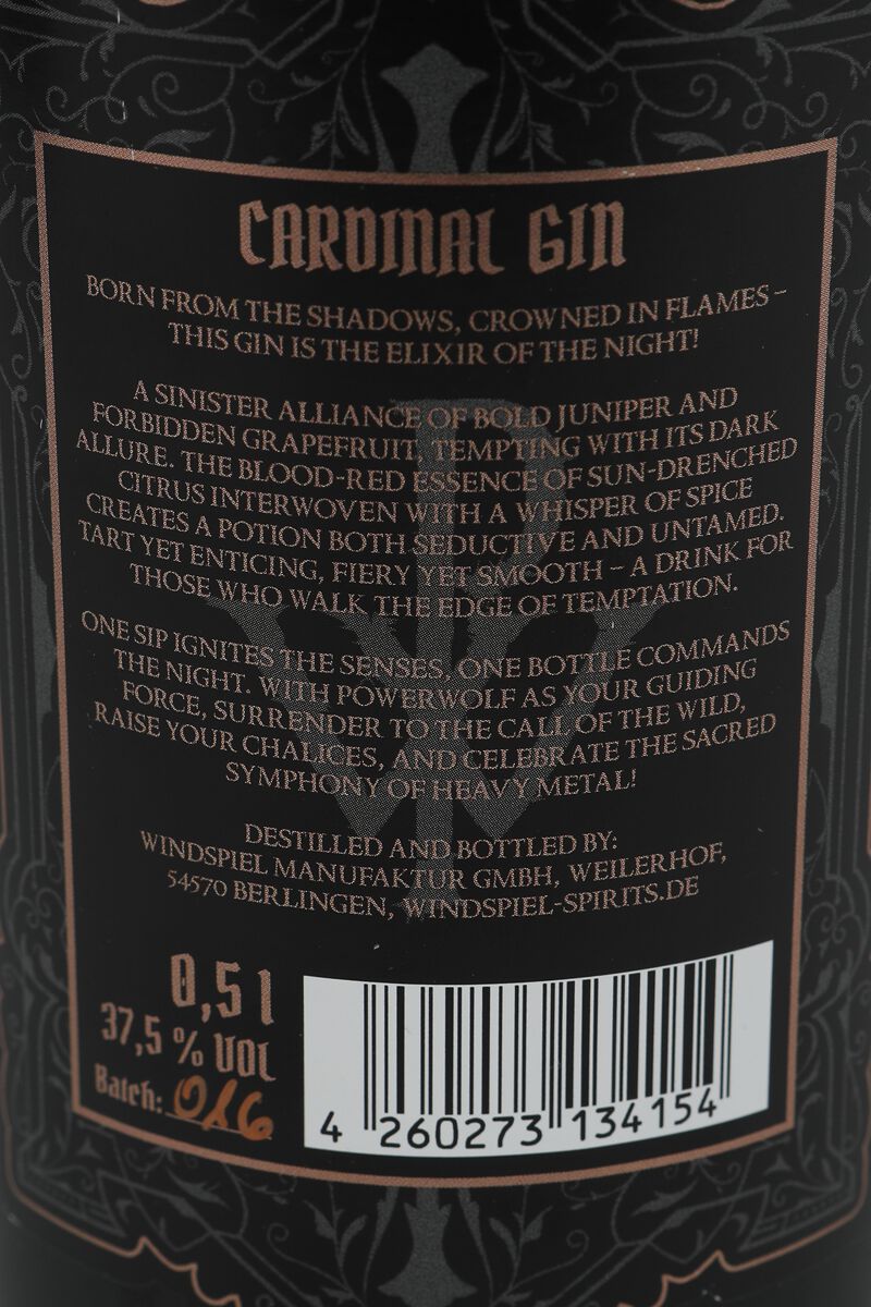 Cardinal Gin | Powerwolf Gin | EMP
