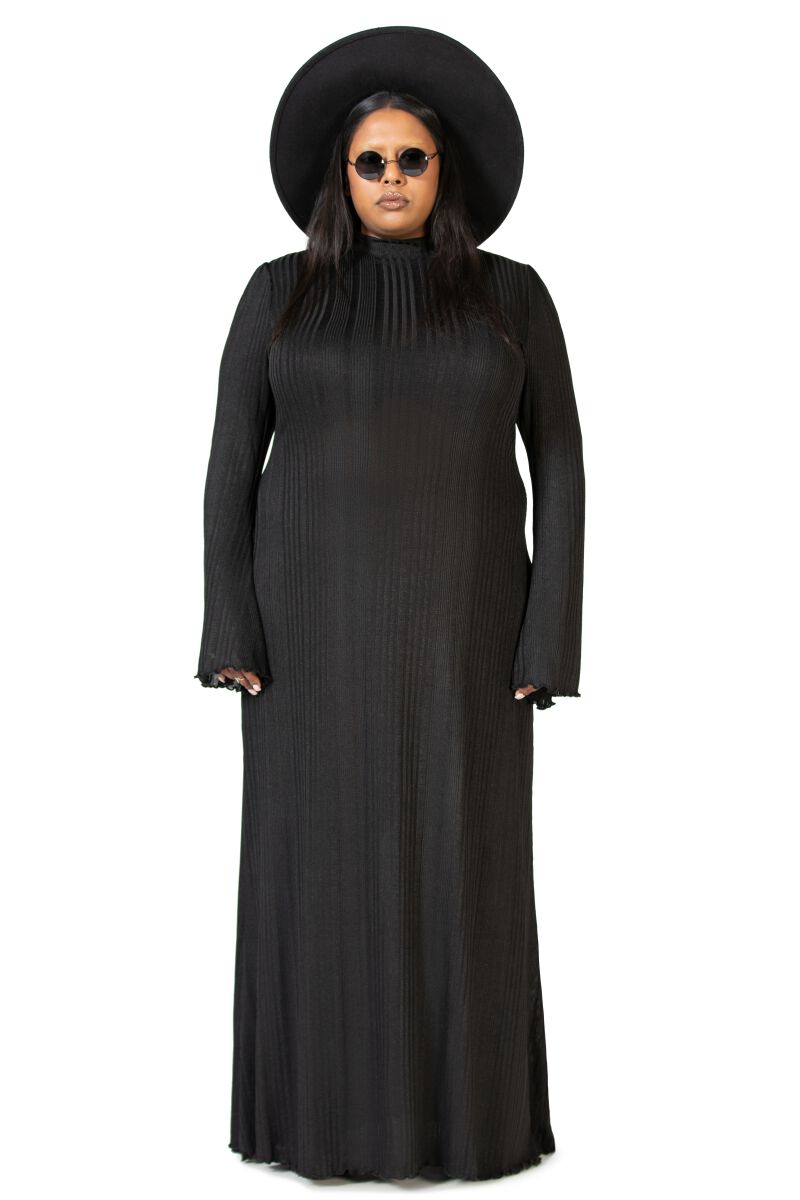 Drenched Grief Maxi Dress | KIHILIST by KILLSTAR Langes Kleid | EMP