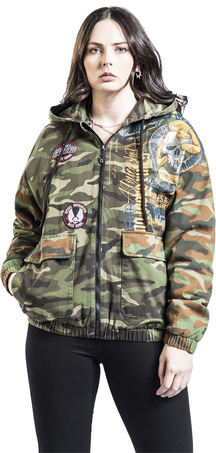 Camouflage Jacket | Rock Rebel by EMP Übergangsjacke | EMP