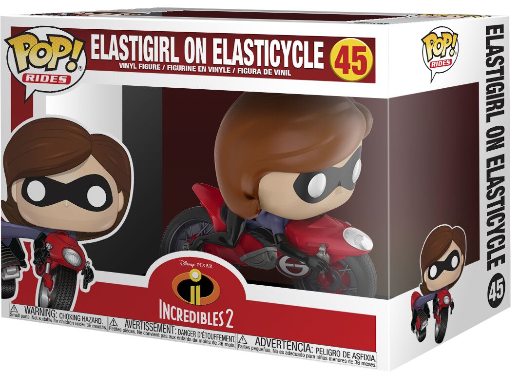Figurine Elastigirl on Elasticycle (Incredibles 2) | Funko Pop