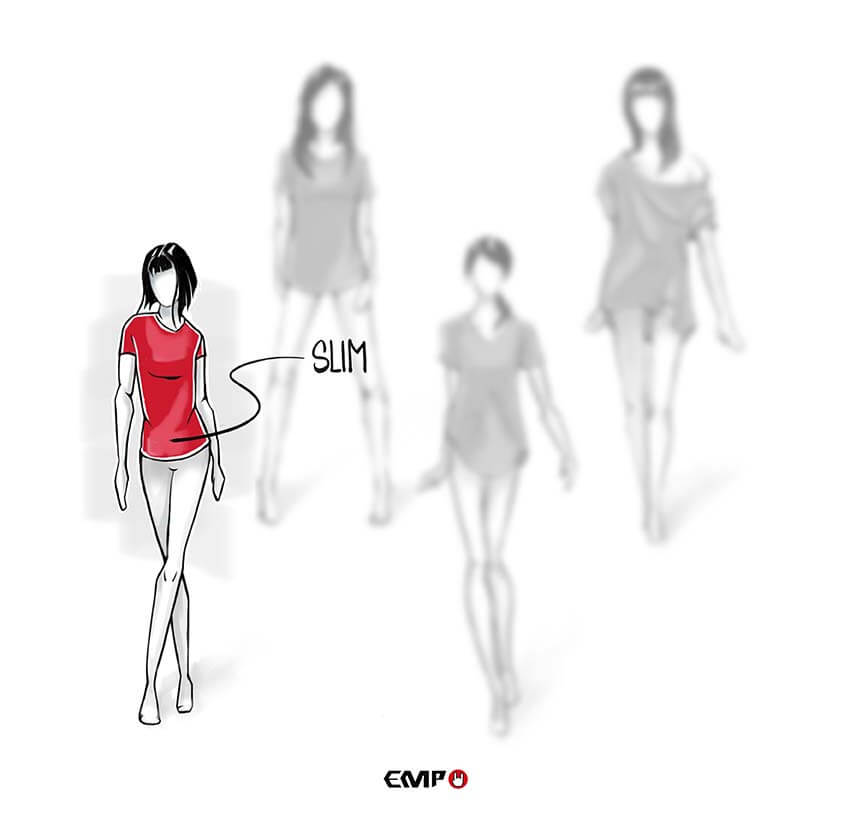 Fashion V-Top | Black Premium by EMP T-Shirt | EMP